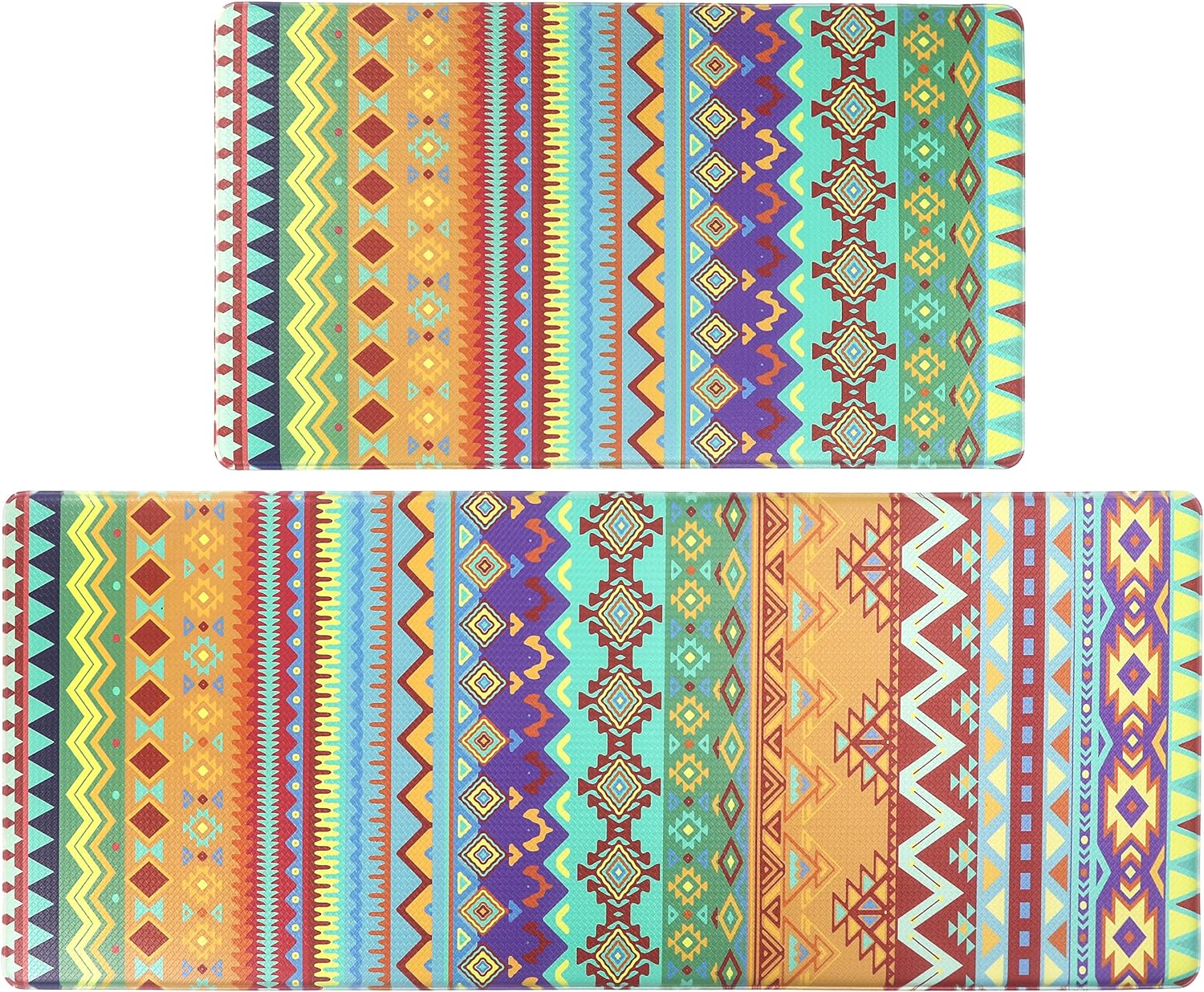 Mexican Kitchen Mats for Floor Anti Fatigue Kitchen Mat Set of 2 Non ...