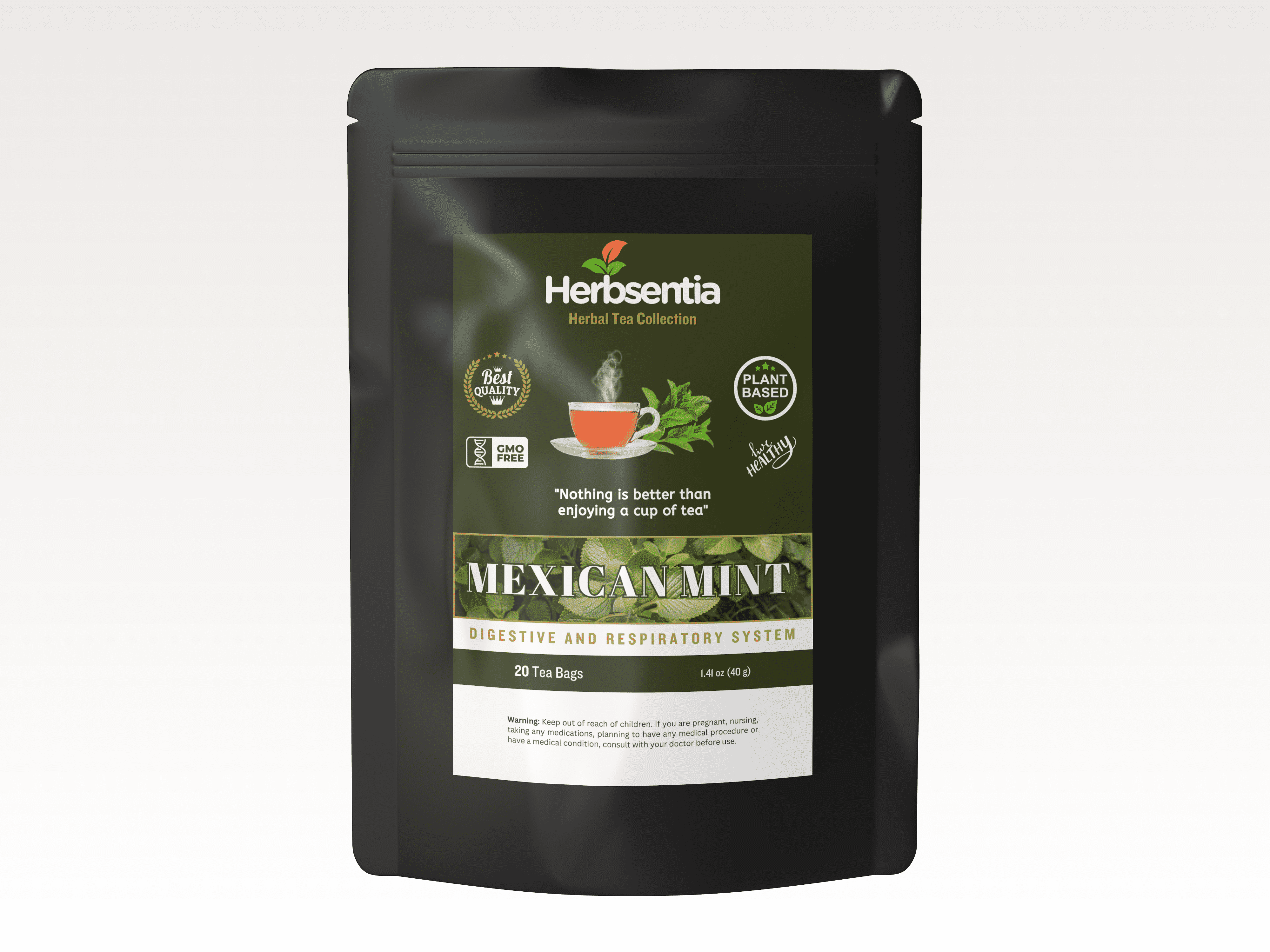 Mexican Mint Herbal Tea – 20 Tea Bags | 100% Plectranthus amboinicus ...
