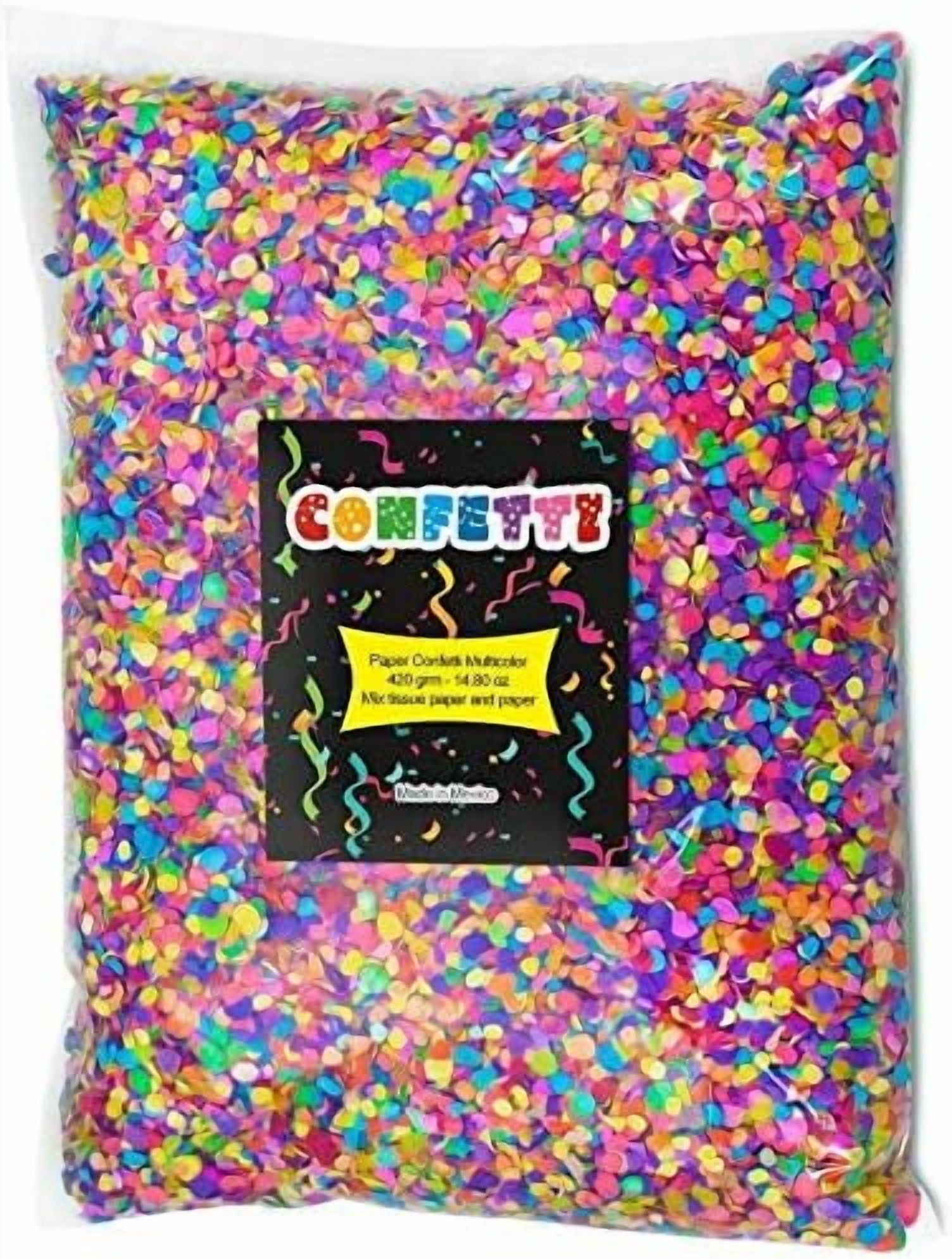 Mexican Paper Confetti, Bag with 420 grams - Perfect for Birthday ...