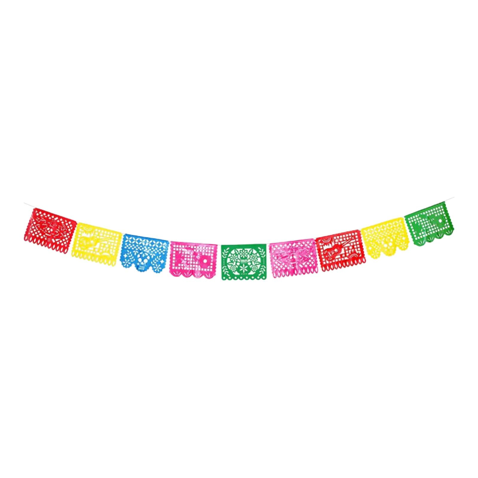 Mexican Party Banner, 15 Feet Fiesta Banner Cinco de Day of the Dead ...