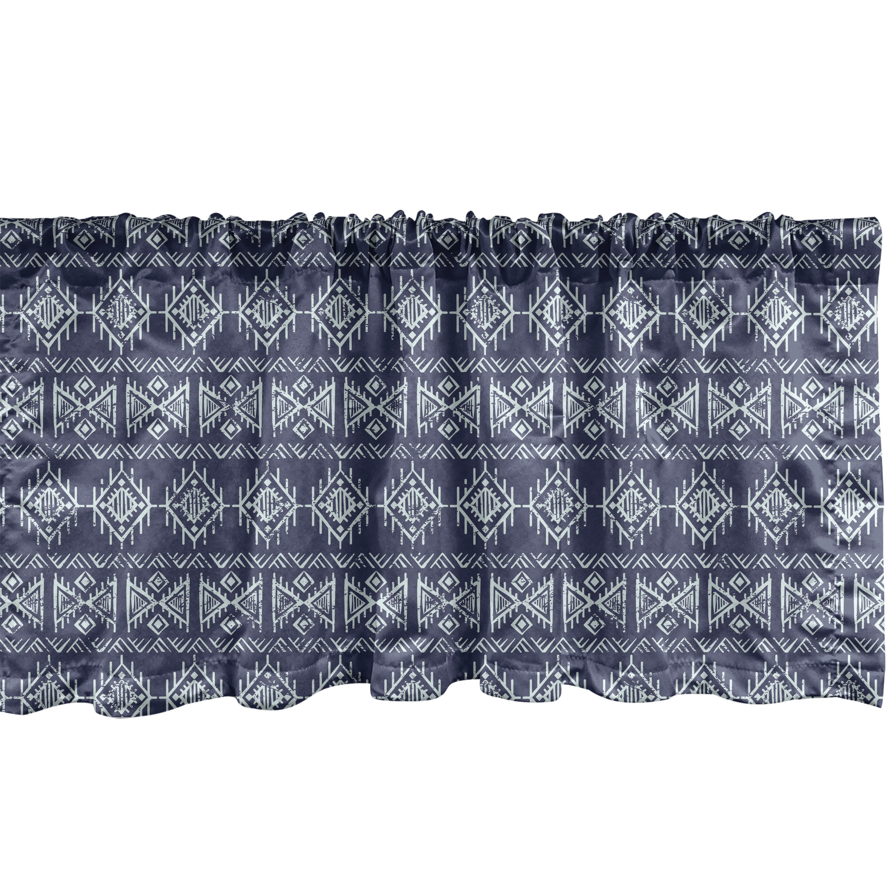 Ambesonne Mexican Print Valance Pack Of 2 Vertical Aztec Motifs 54