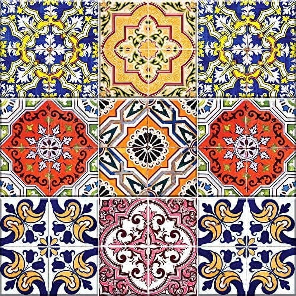 Mexican Retro Tile Wedding Favors Tile Edible Cake topper fits 1/4 ...