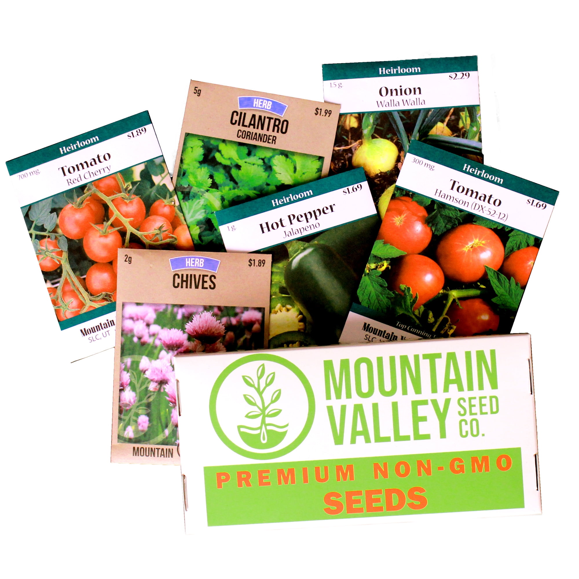 Mexican Salsa Garden Seed Collection - Basic Assortment - 6 Non-GMO ...