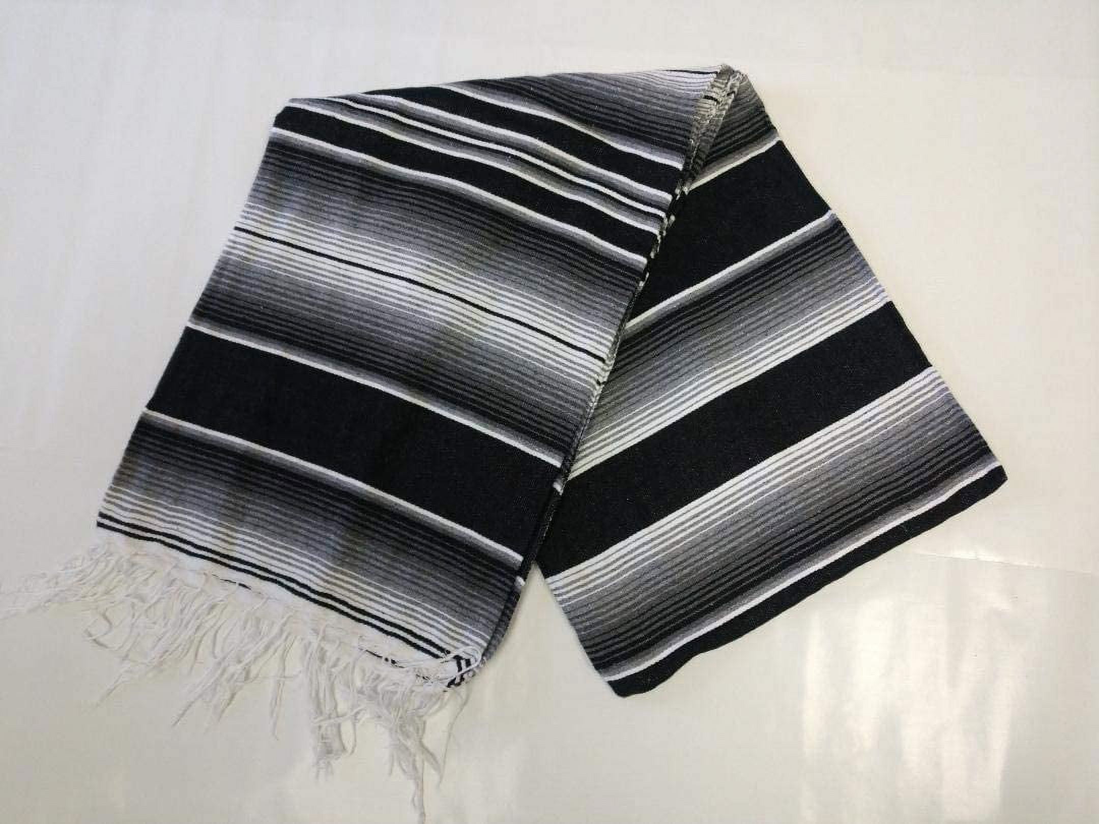 Mexican Serape Blanket, Black and White, Hot Rod Seat Covers, 5 De Mayo ...