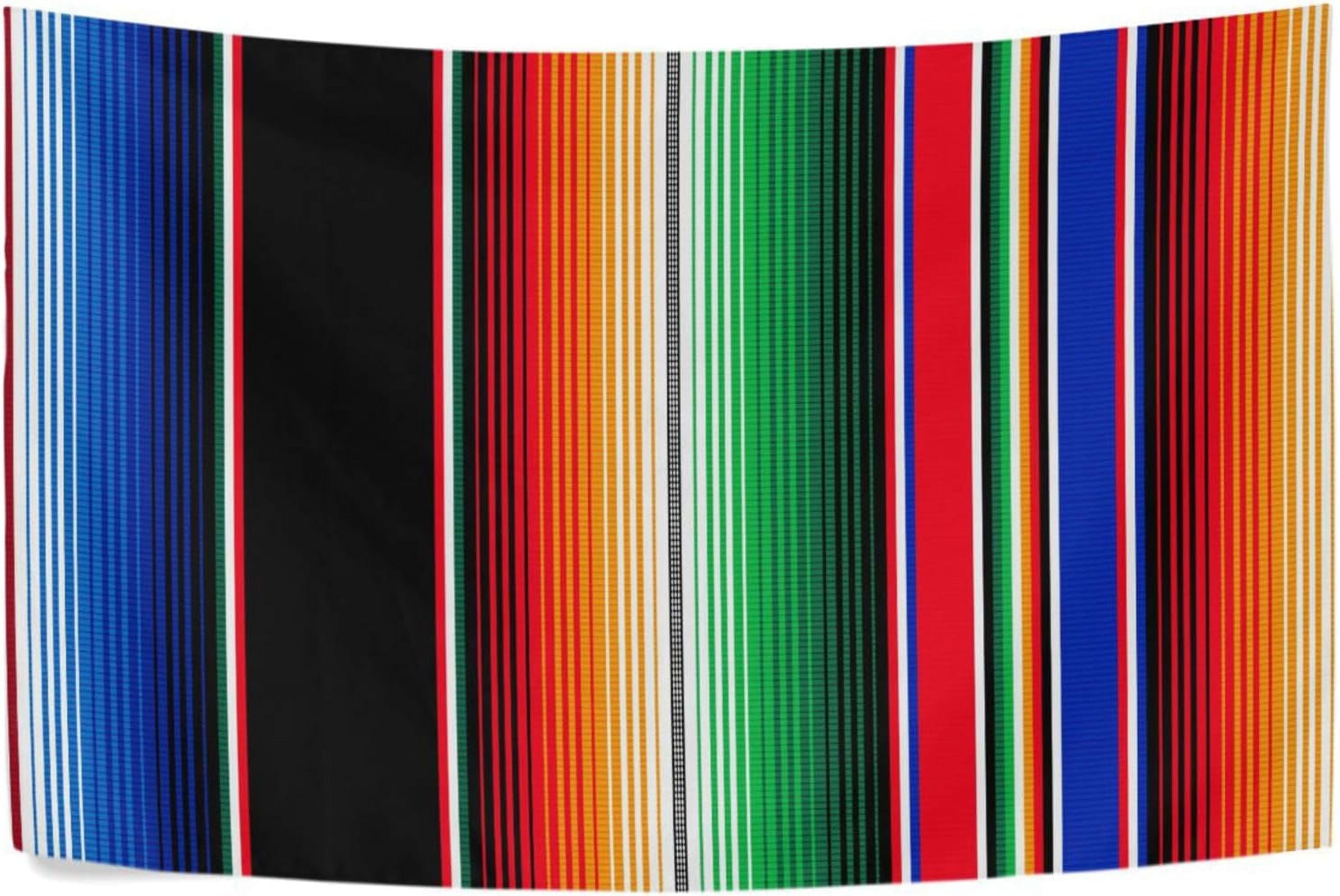 Mexican Serape Blanket Stripes1 Tapestry Aesthetic Tapestry Wall ...