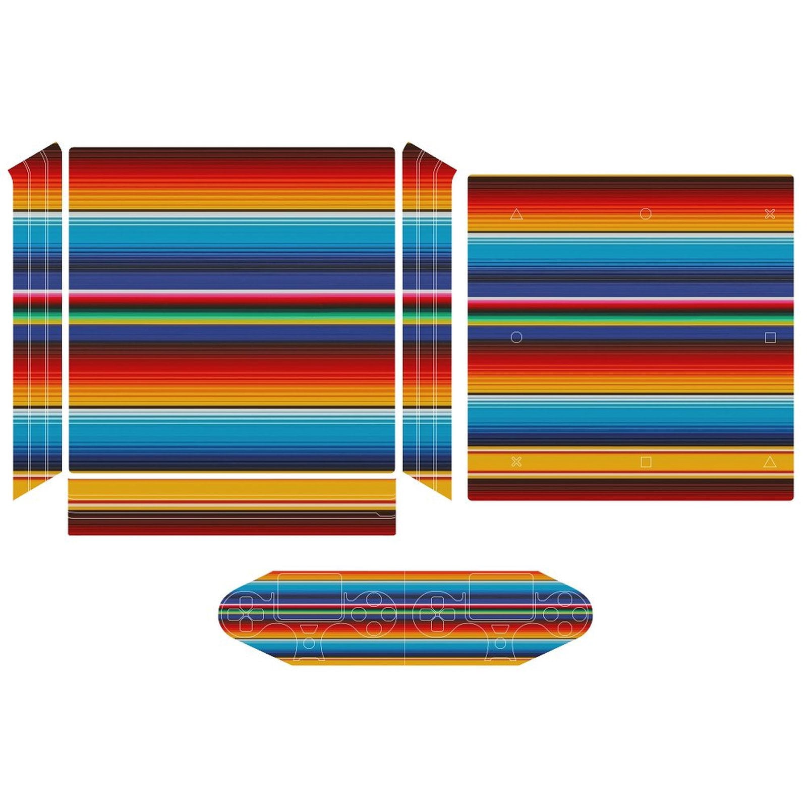 Mexican Serape PS4/PS4 Pro/PS4 Slim Skin Sticker For Console And ...