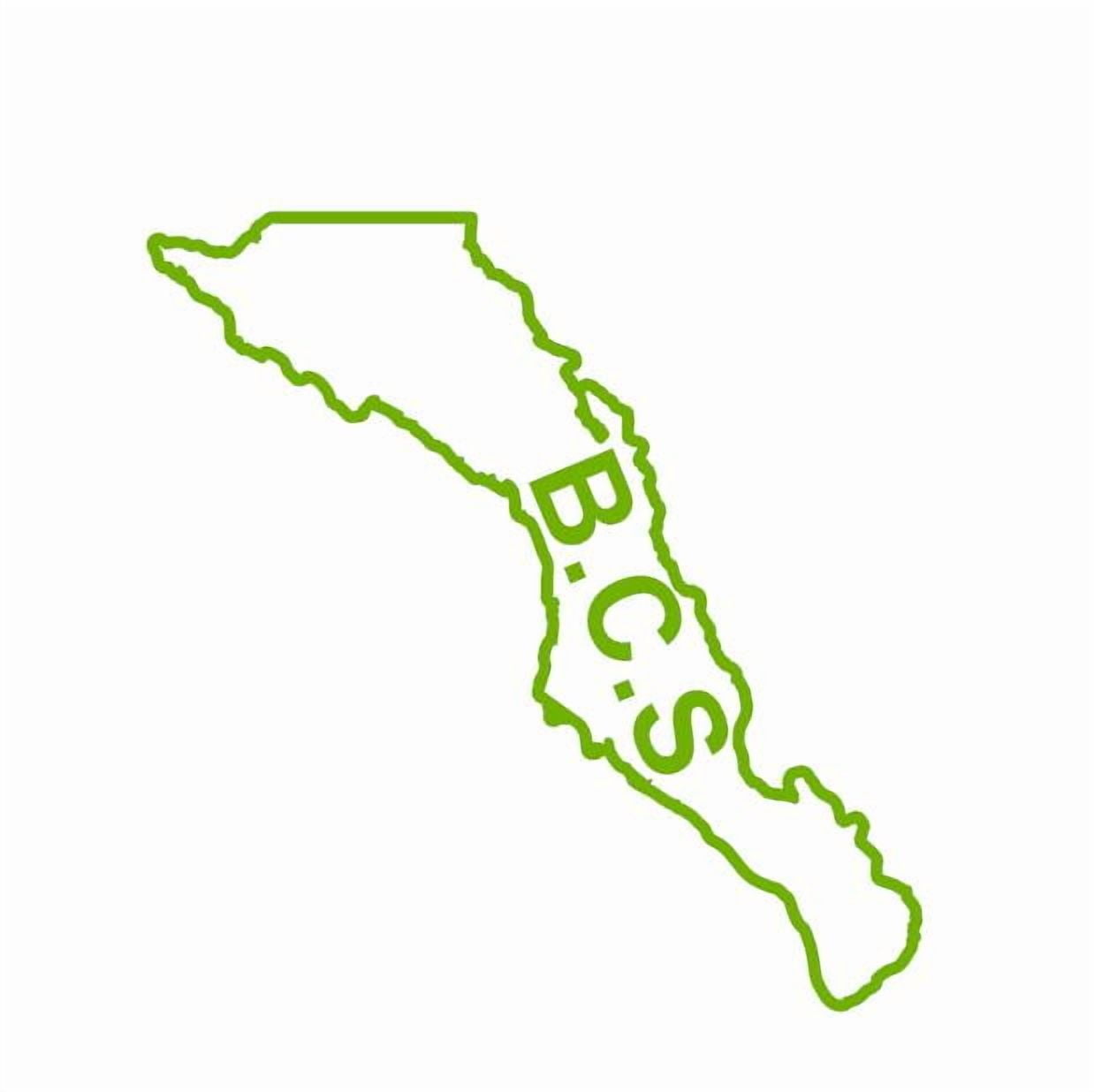 Mexican State Map Outline Baja California Sur Vinyl Decal Sticker UV ...
