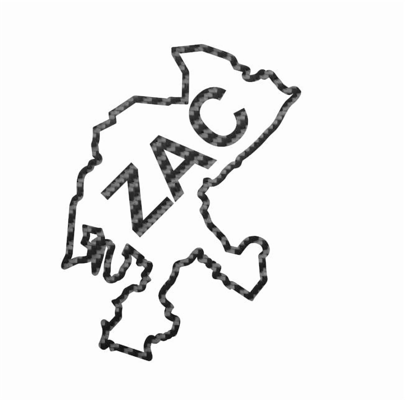 Mexican State Map Outline Zacatecas Vinyl Decal Sticker UV & Waterproof ...