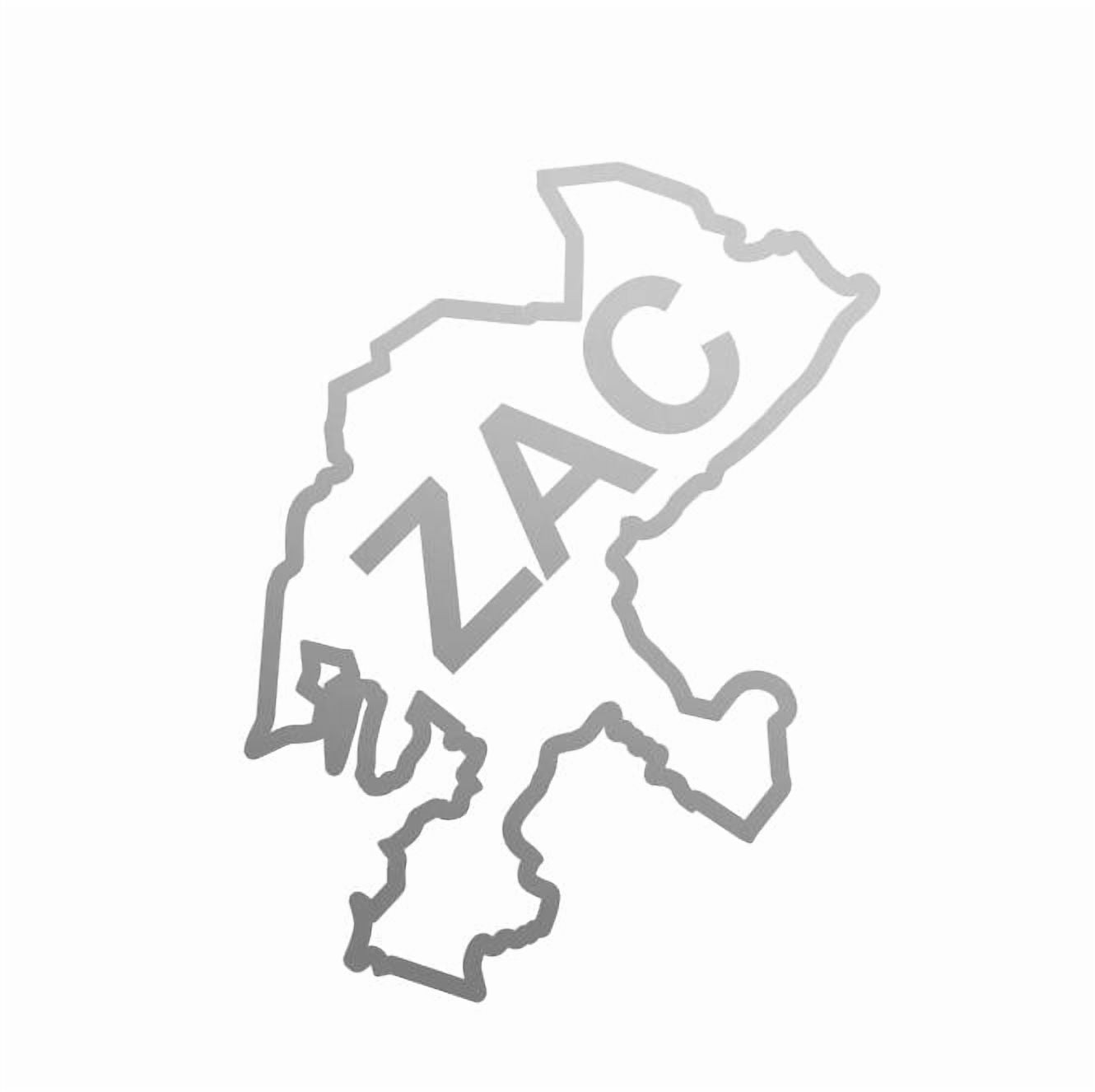 Mexican State Map Outline Zacatecas Vinyl Decal Sticker UV & Waterproof ...
