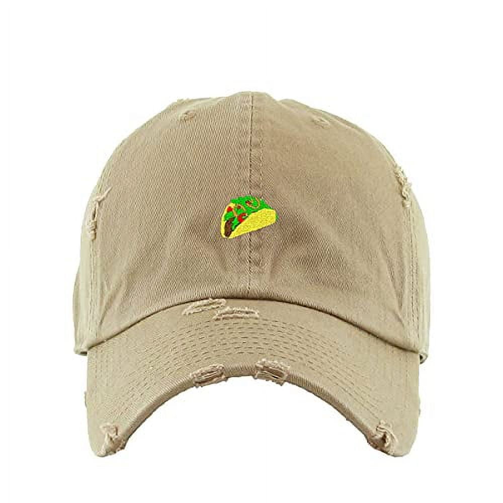 Mexican Taco Vintage Baseball Cap Embroidered Cotton Adjustable ...
