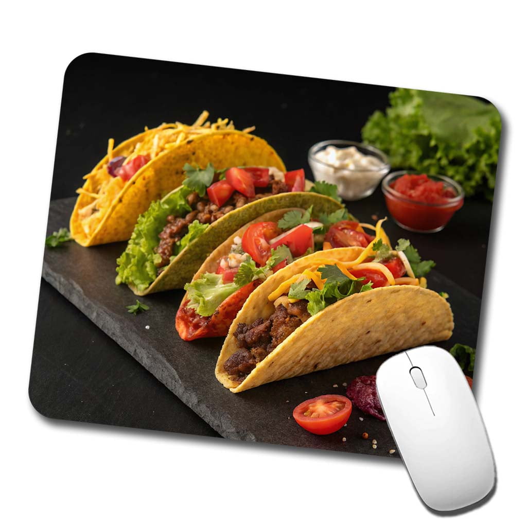 Mexican Tacos Mouse Pad Low Profile Gaming Mat - Walmart.com