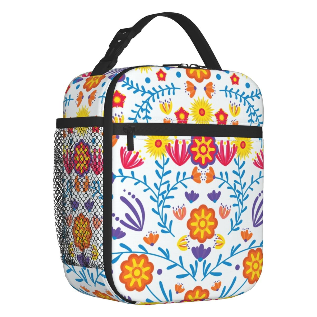 Mexican Talavera Flower Ceramic Tile Portable Lunch Boxes Women ...