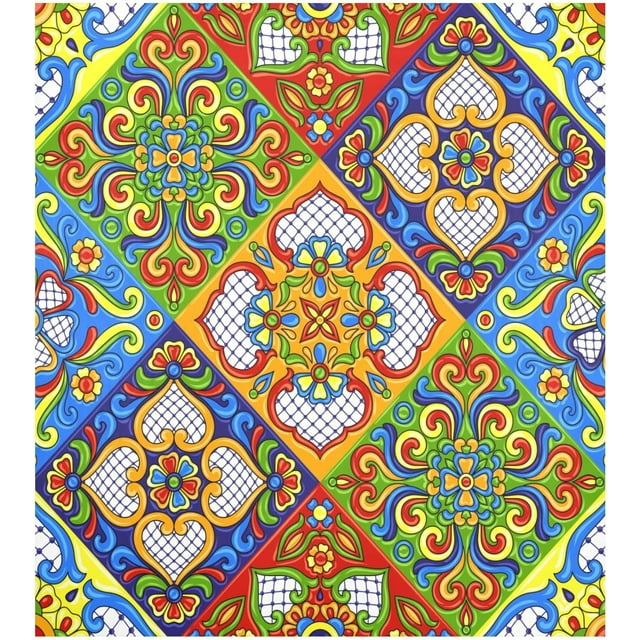 Mexican Talavera Tile Dishwasher Magnet Covers for The Front Magnetic ...