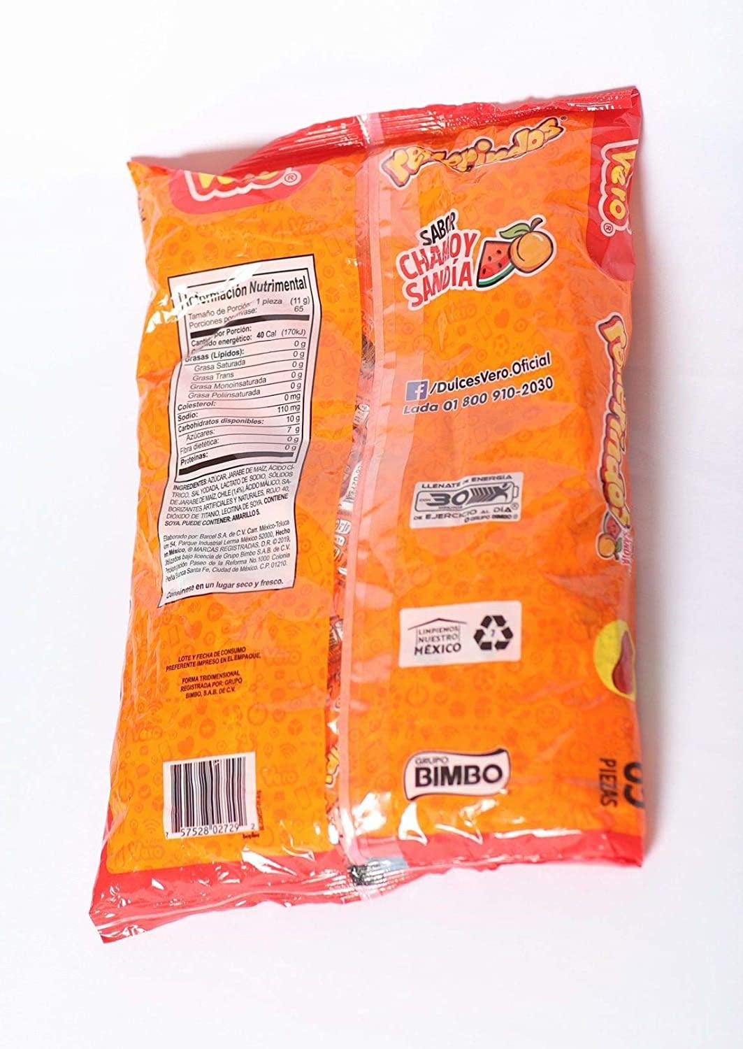 Mexican Tamarindo Candy Rellerindos New Chamoy Sandia Flavor - 65 ...