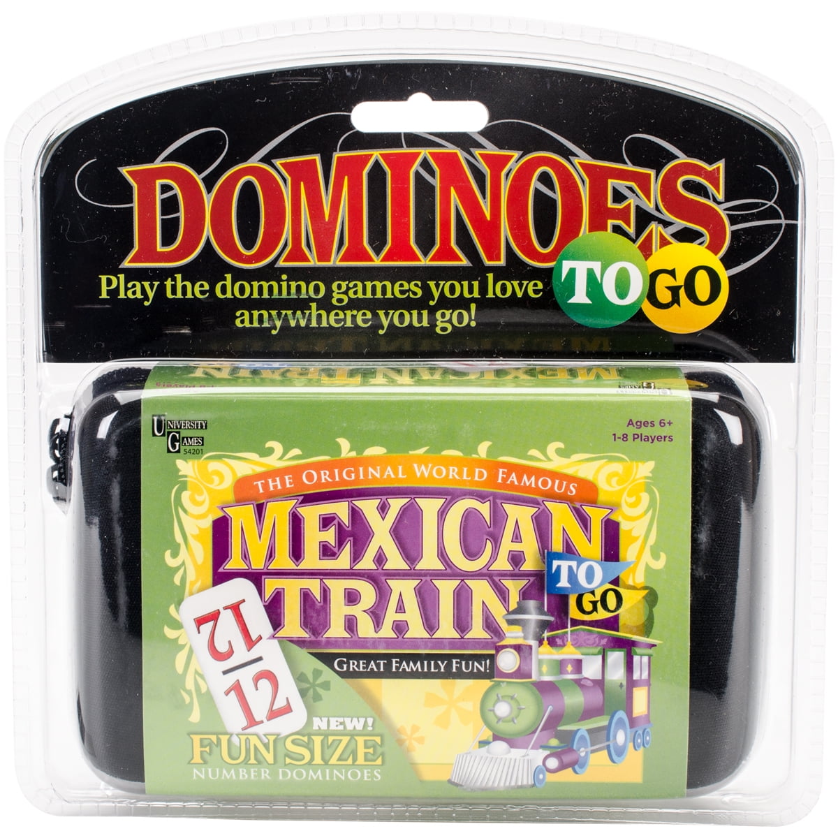 Travel Domino Game - Mexican Train To Go with Double Twelve Set ...