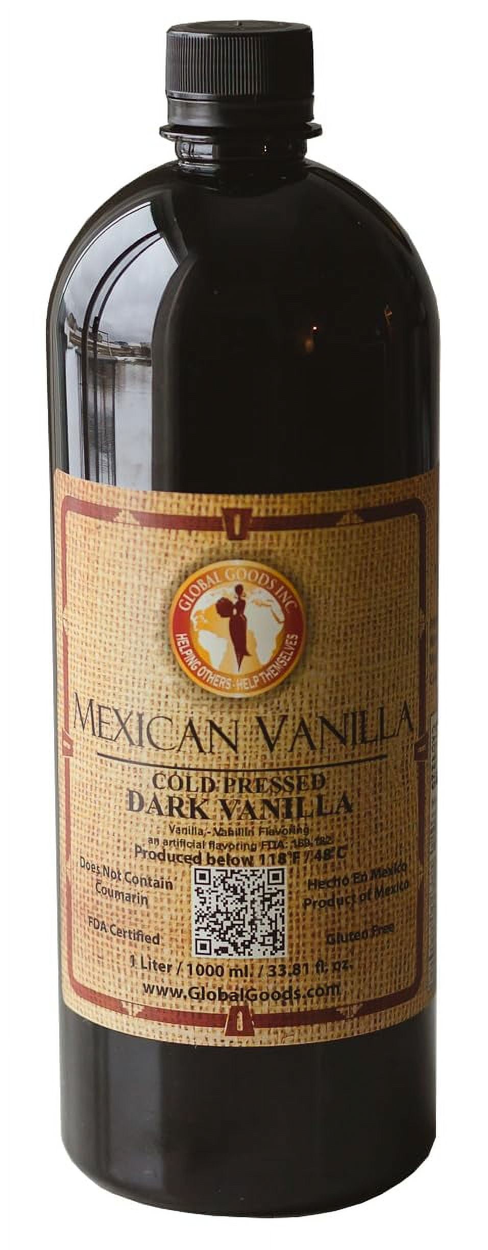 Mexican Vanilla, Dark 1 Liter (Dark, 1 liter, 33.8 fl oz) - Walmart.com