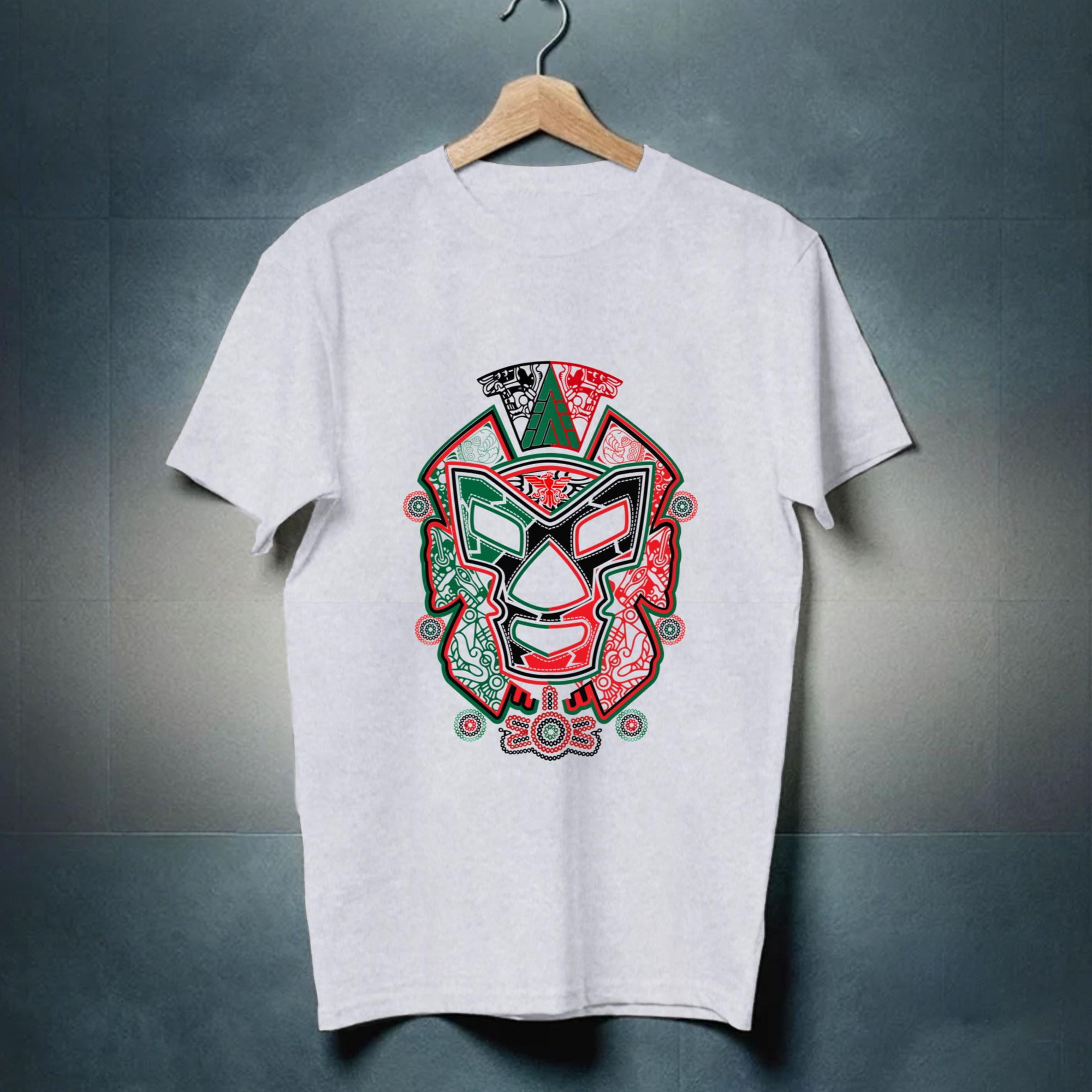 Mexican wrestler shirt lucha libre mask mexican culture lucha mask ...