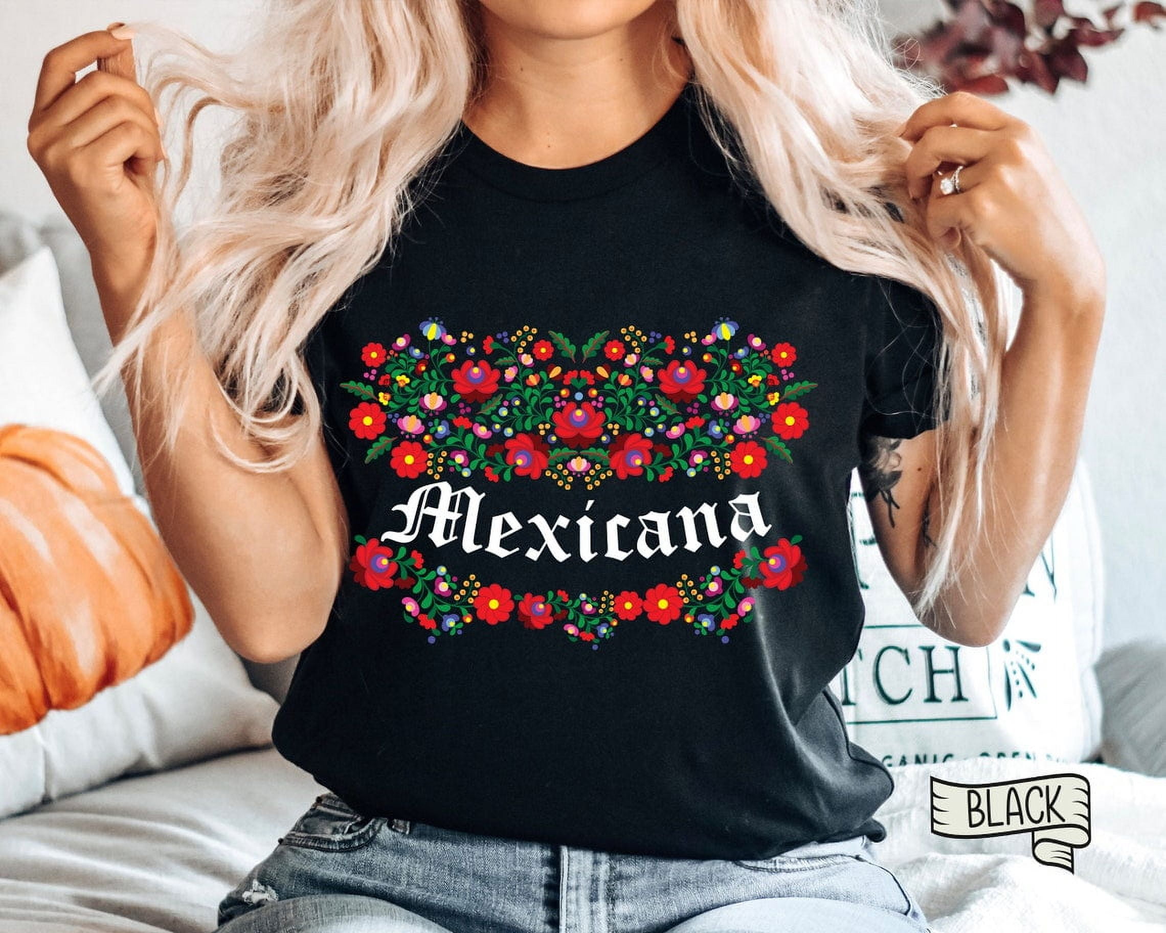 Mexicana Shirt, Floral Mexicana Shirt, Mexican Shirt, Mexican Shirt ...