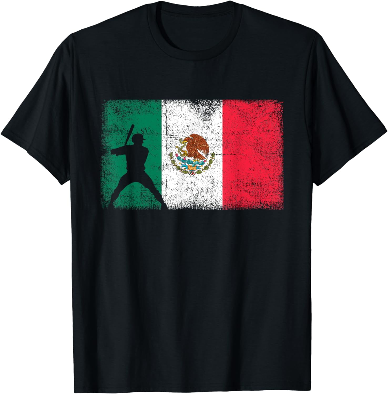 Mexico Baseball Mexican Flag M茅xico Heritage Hispanic Latino T-Shirt ...