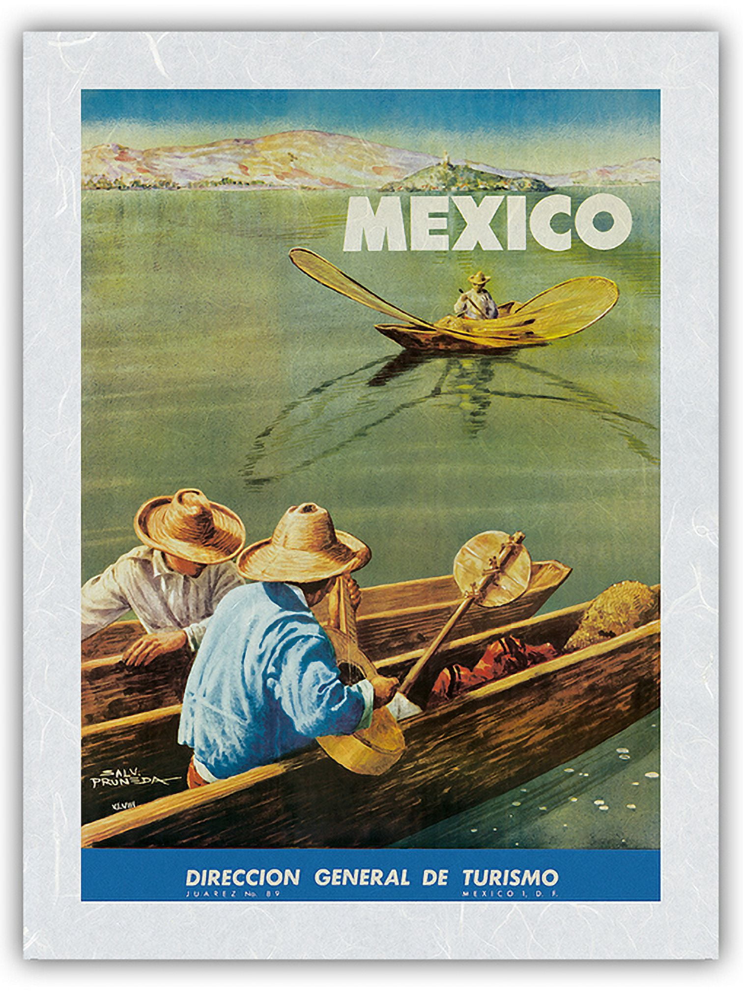 Mexico - Boats on Lake Chapala (Lago de Chapala) - Vintage Travel ...