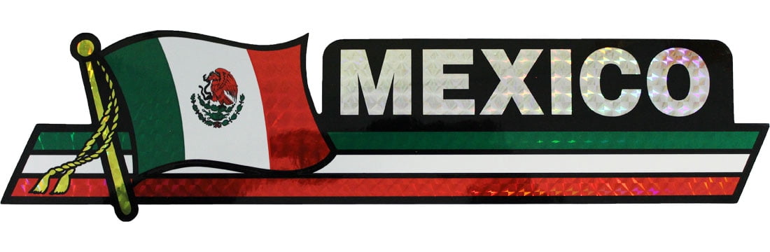 Mexico Bumper Sticker - Walmart.com