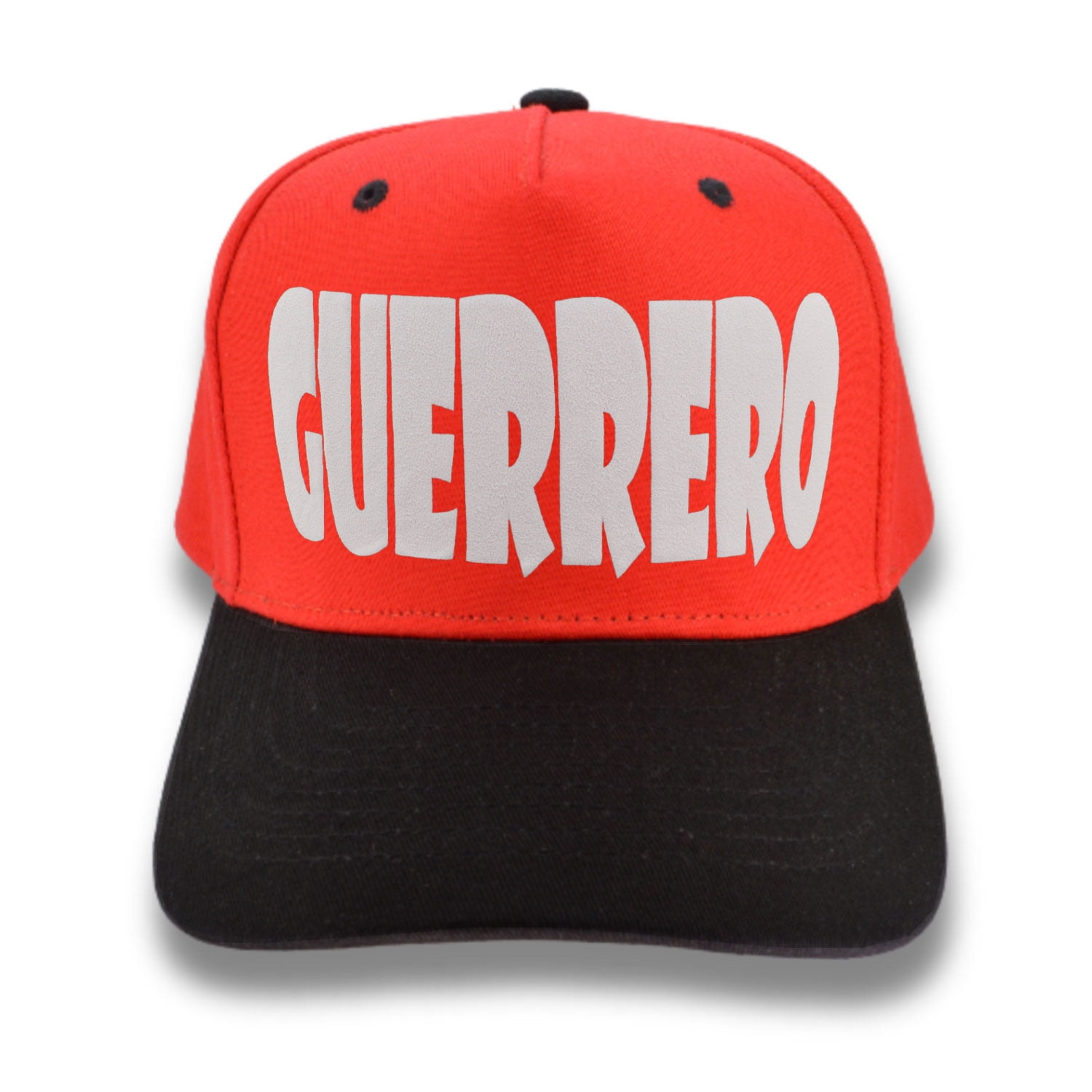 Mexico City Guerrero 3D Puff Printed Cap [ Red w/ Black Visor ] Classic ...