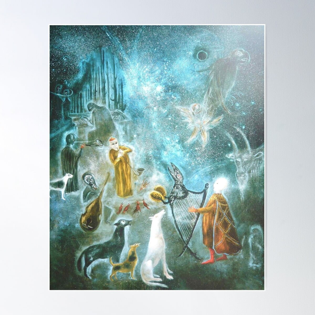 Mexico City | Latin American Art By Leonora Carrington Poster Wall Art ...