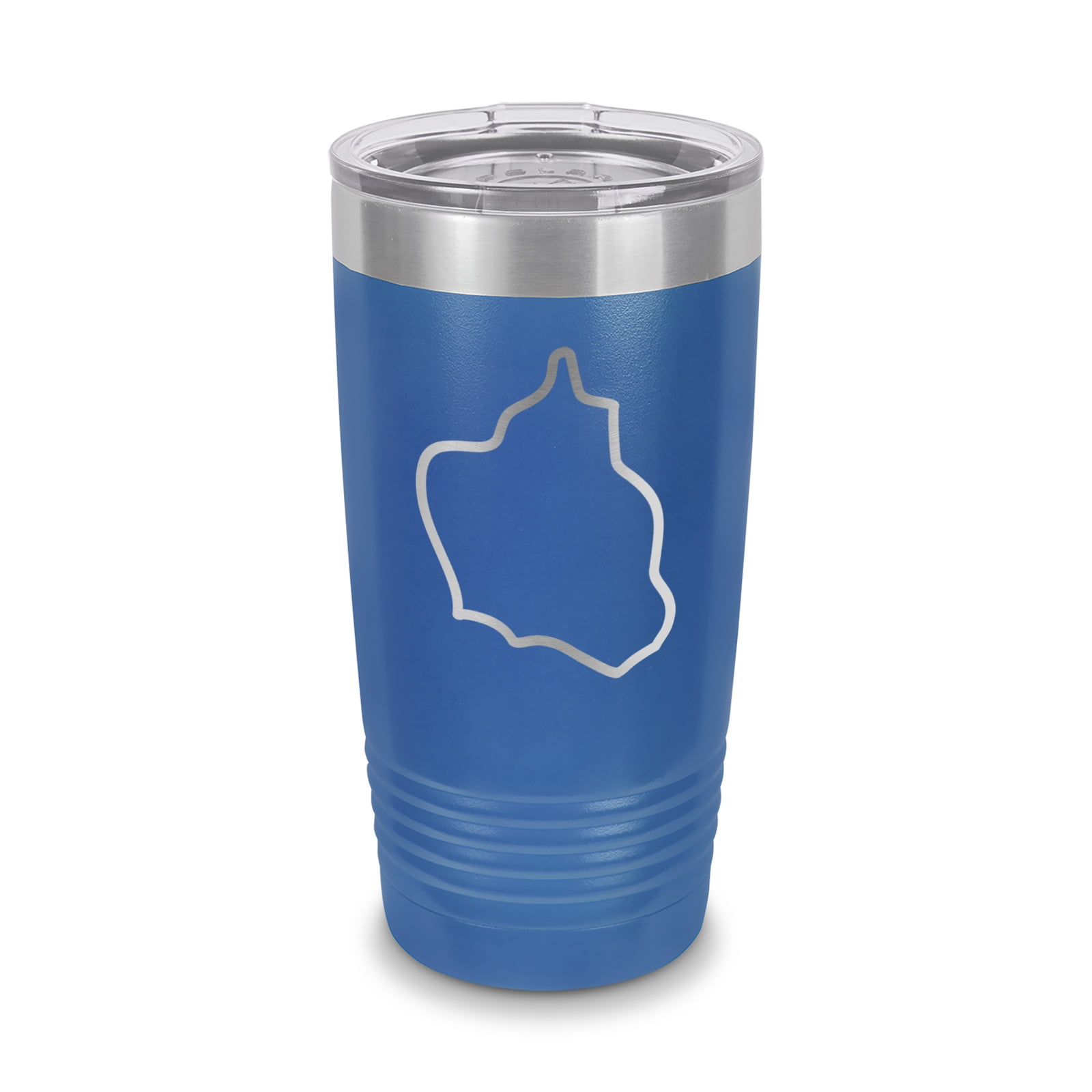 Mexico City State Shaped Tumbler 20 oz - Laser Engraved w/ Clear Lid ...