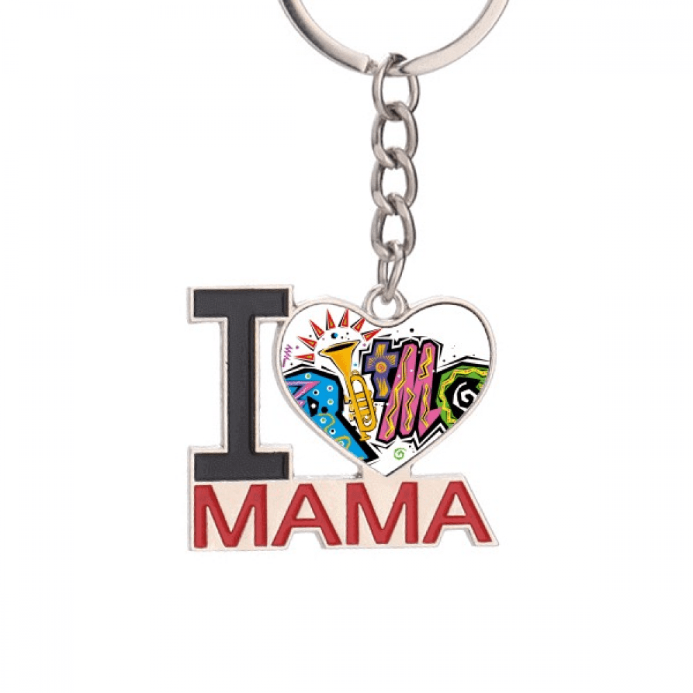 Mexico Culture Elment Many Colors Ritmo Slogan Keychain Metal Keyring ...