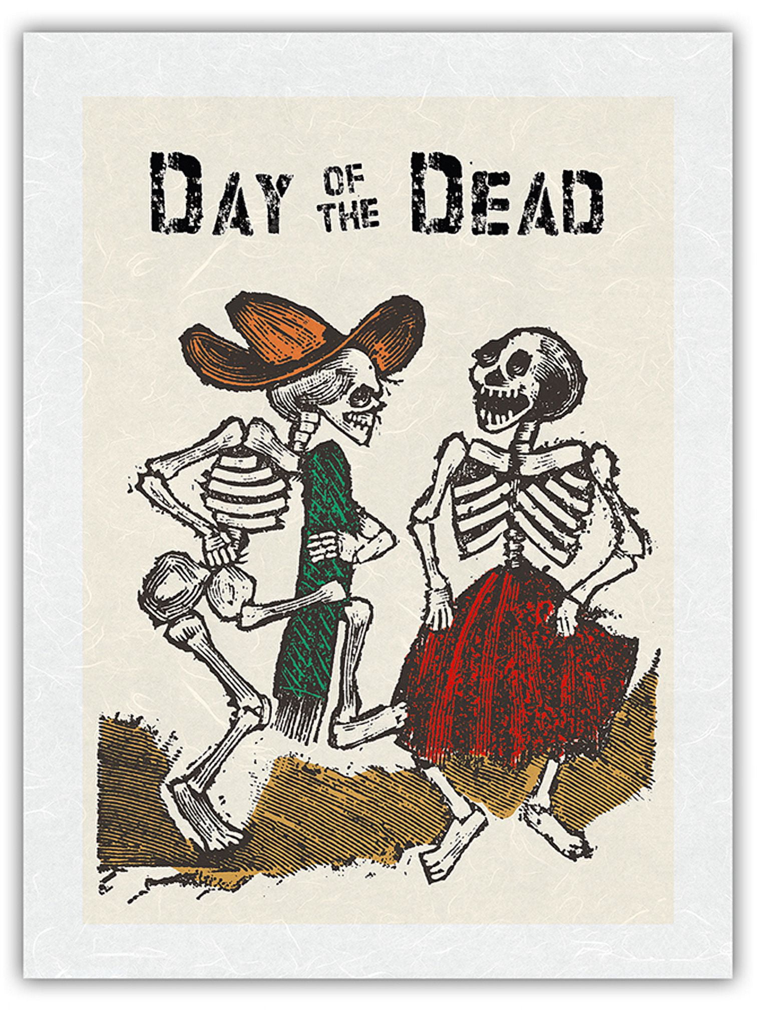 Mexico - Day of the Dead Celebrations - Vintage Travel Poster by Jose ...