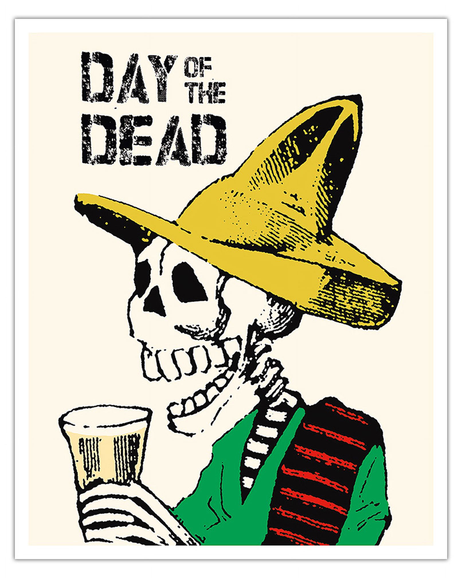 Mexico - Day of the Dead Festival - Vintage Travel Poster by Jose ...