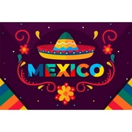 SUNOLIFE 7x5ft,Mexico Fiesta Party Backdrop Banner,Paper Flower Cinco ...