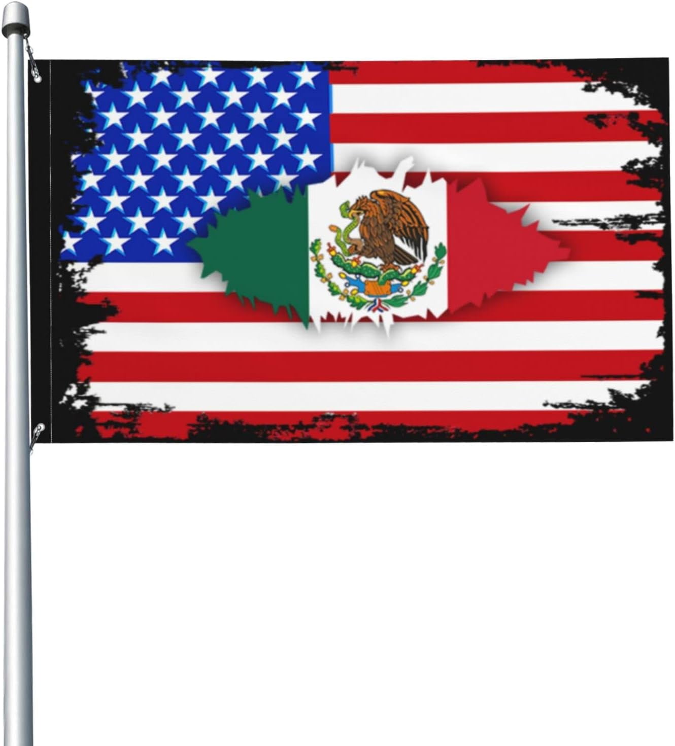 Mexico Flag Flag 3x5 Ft Banner Poster Decorative Backdrop Wall Decor ...