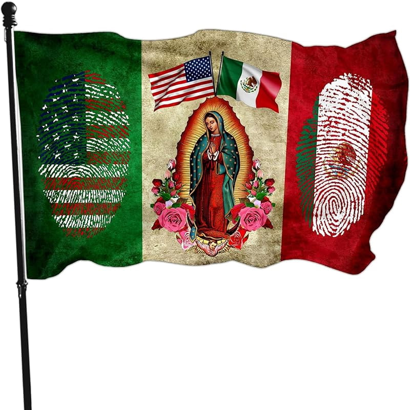 Mexico Flag - Mexican American Double Sided 3x5 Outdoor Usa Friendship ...