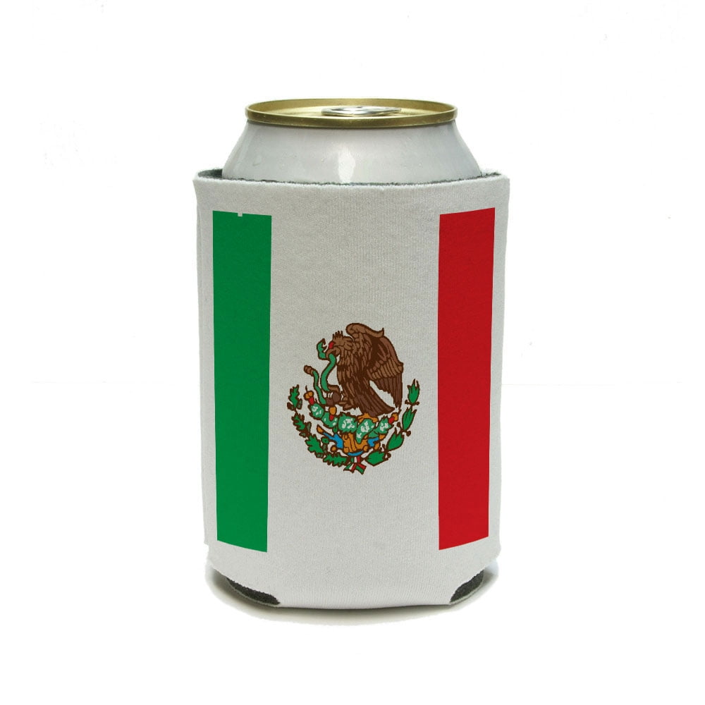 Mexico Flag - Mexican Fiesta International Can Cooler Drink Insulator ...