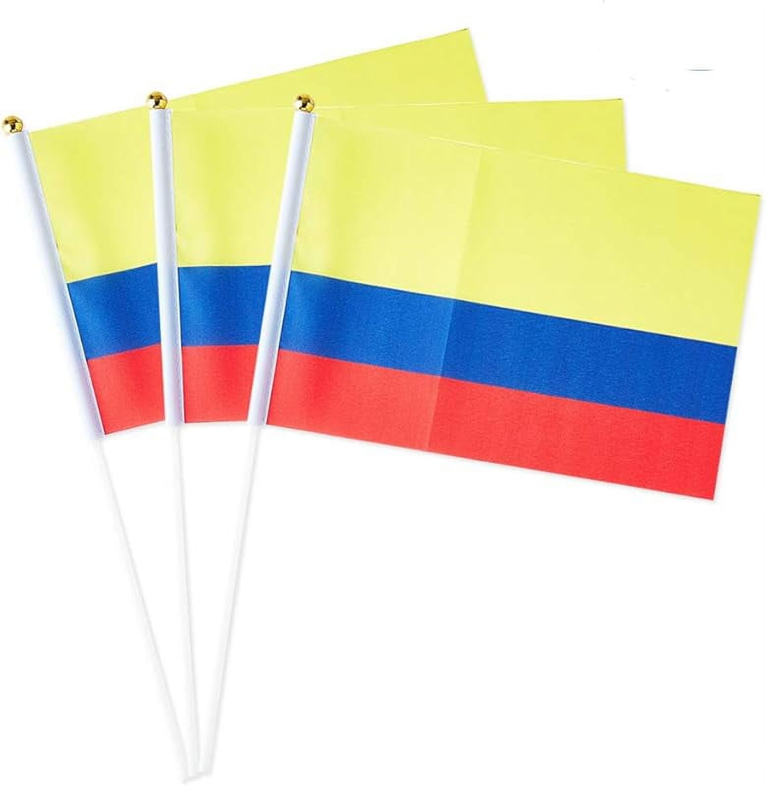 Mexico Flag Mexican Small Stick Mini Hand Held Flags Decorations 1 ...
