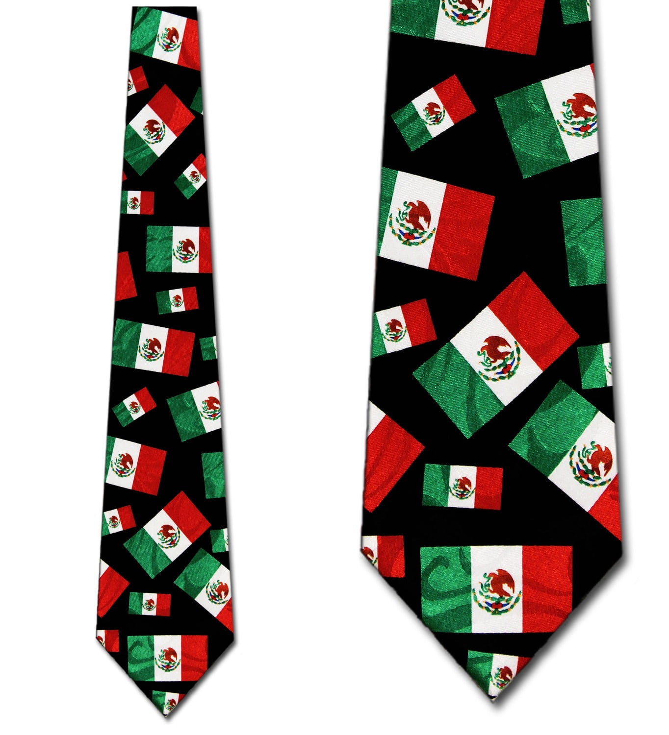 Mexico Flag Repeat Necktie Mens Tie by Tieguys - Walmart.com
