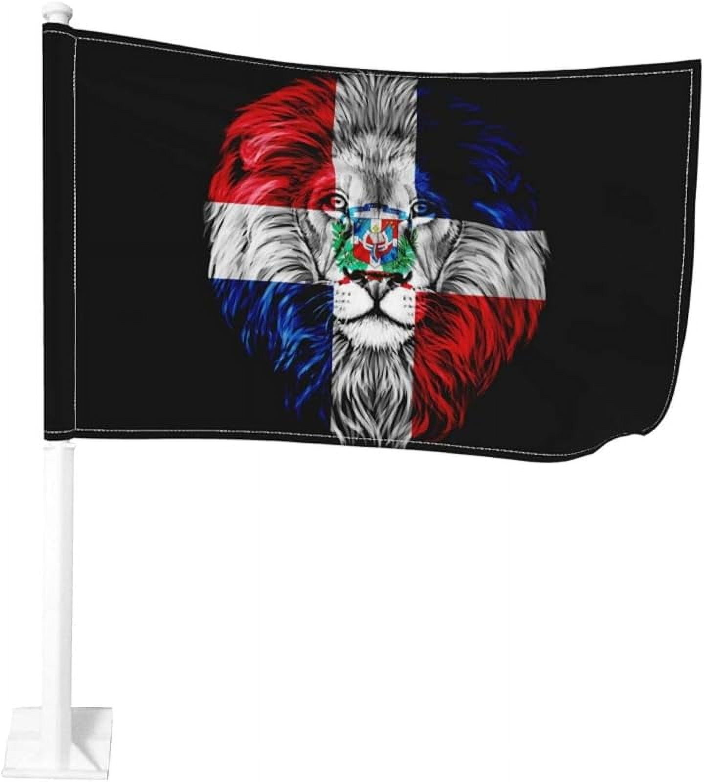 Mexico Flag Rose Car Flags, 12x18 Inch Window Clip Flag, Polyester Uv ...