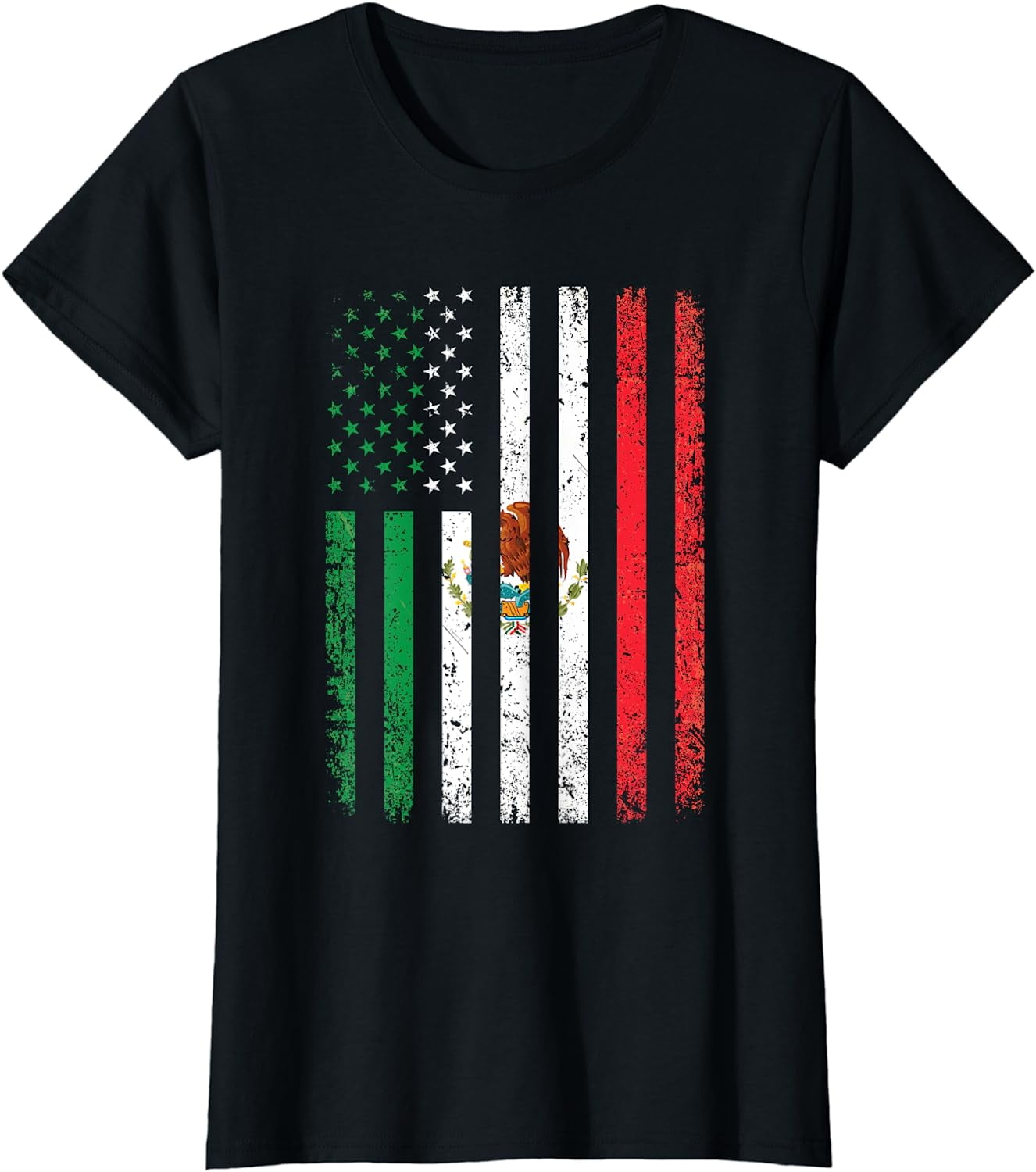 Mexico Flag Shirt Gift 4th Of July USA American Mexican Flag T-Shirt - Walmart.com