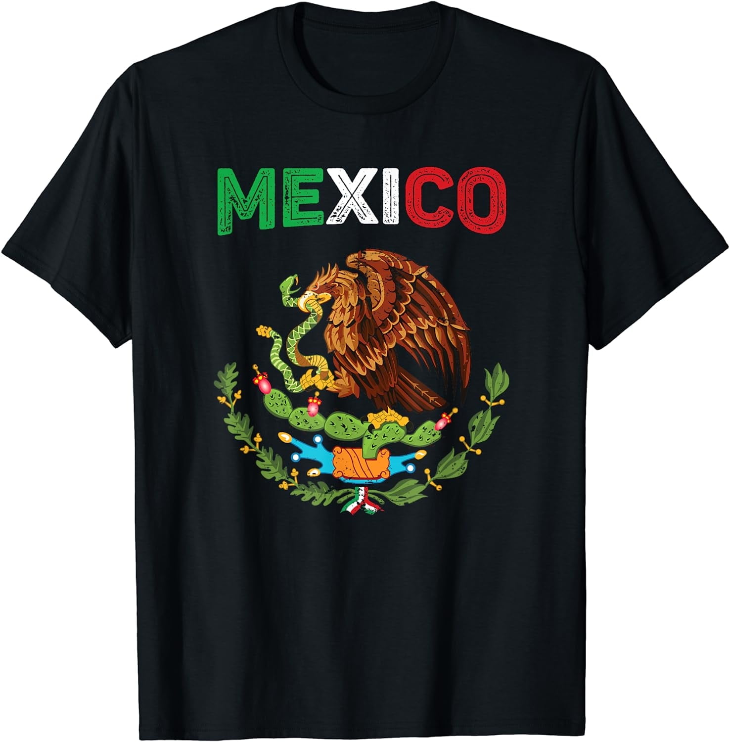 Mexico Flag Vintage Mexican Flag T-Shirt - Walmart.com