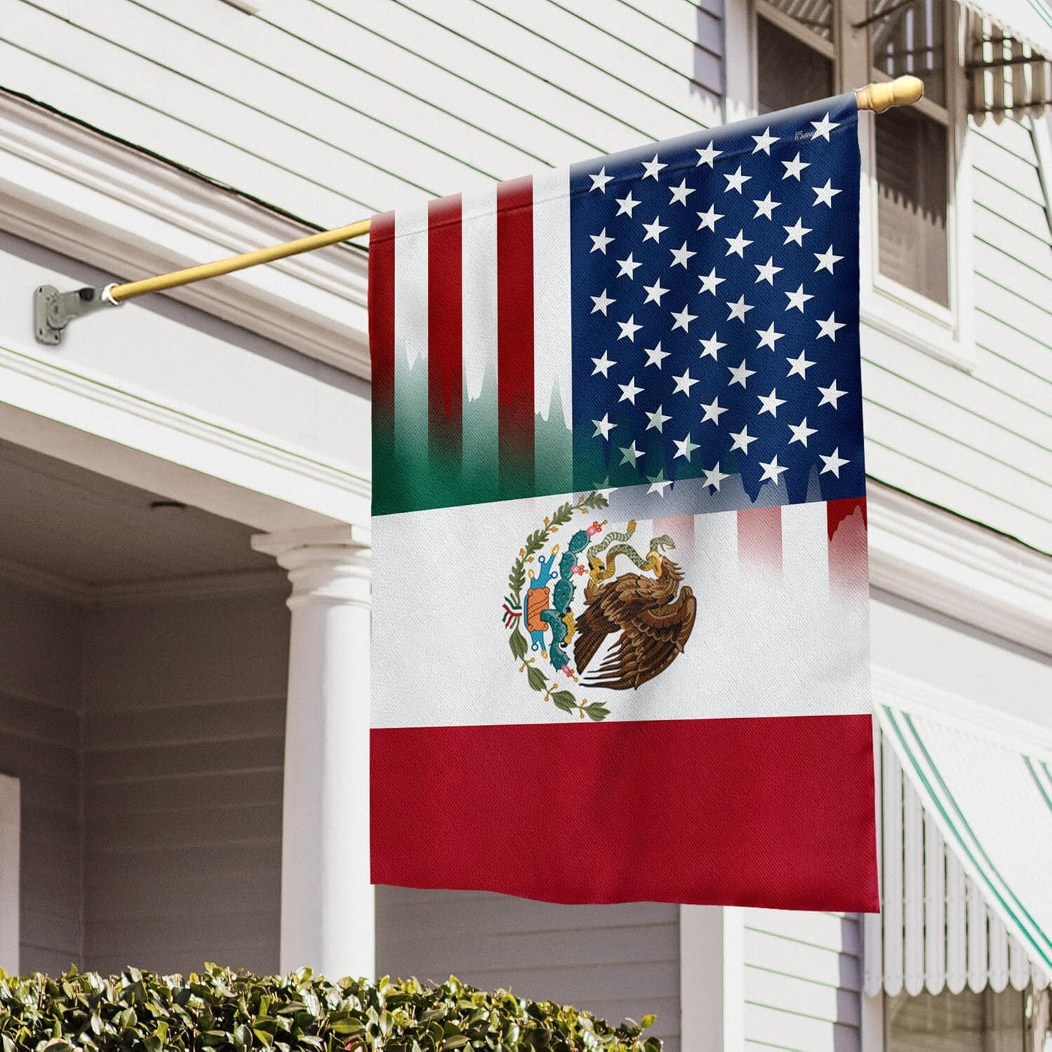 Mexico Flags, My Home My Blood Flags - House Flag 30x40, Decorations ...