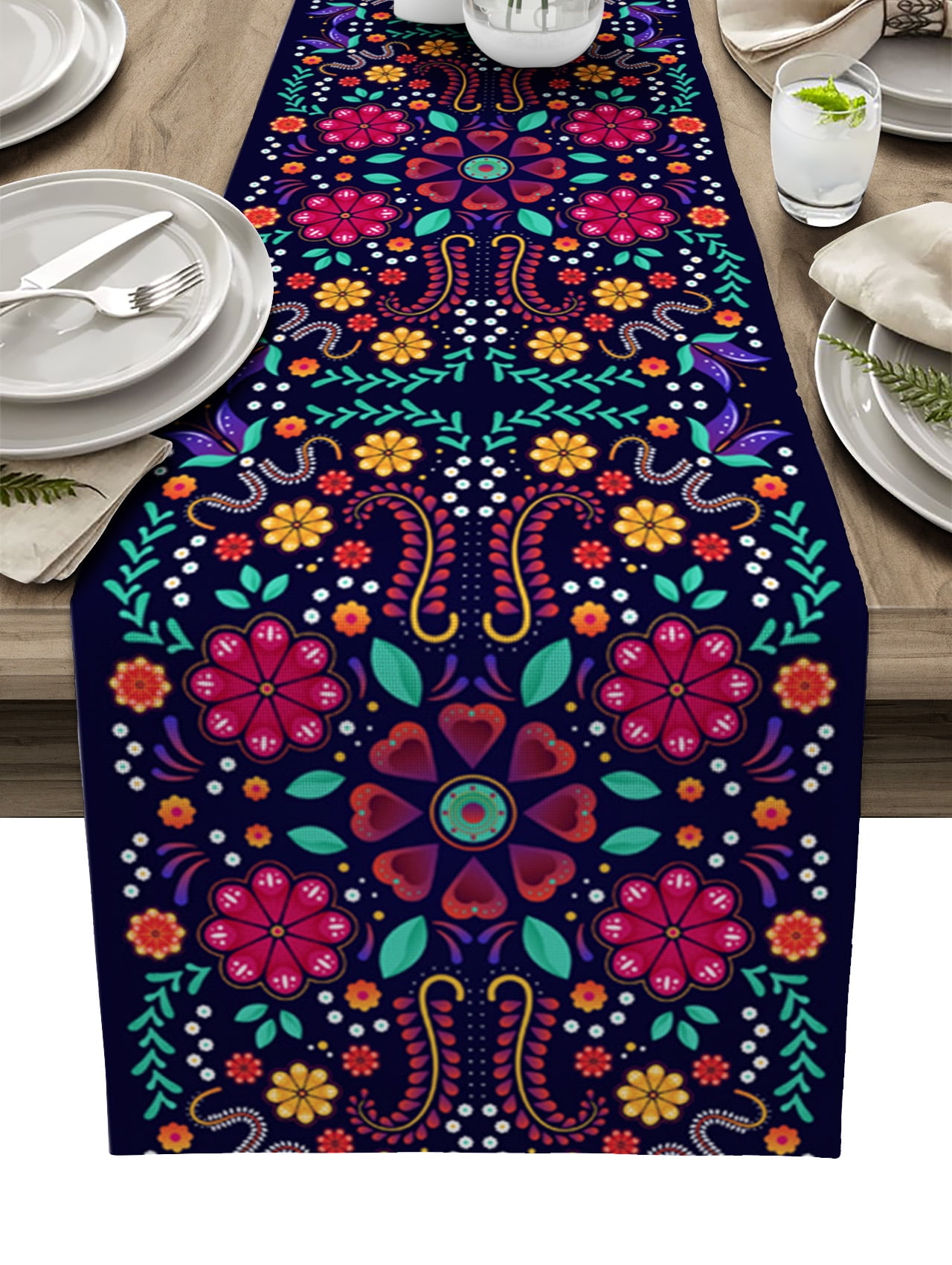 Mexico Geometric Abstract Bird Sunflower Coffee Table r Dining Table r ...