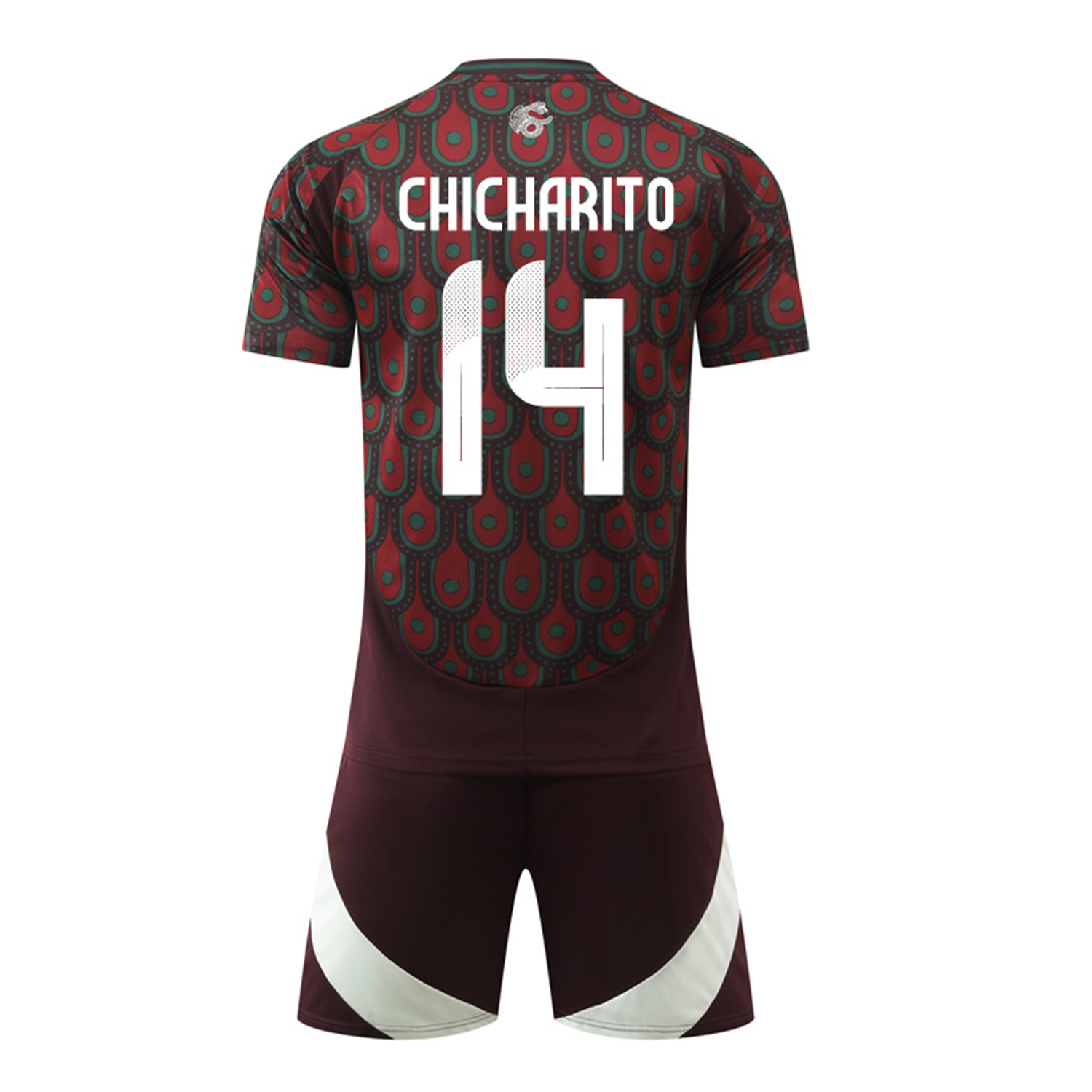 Mexico Home Stadium Shirt 2024 with Chicharito 14 Printing - Walmart.com