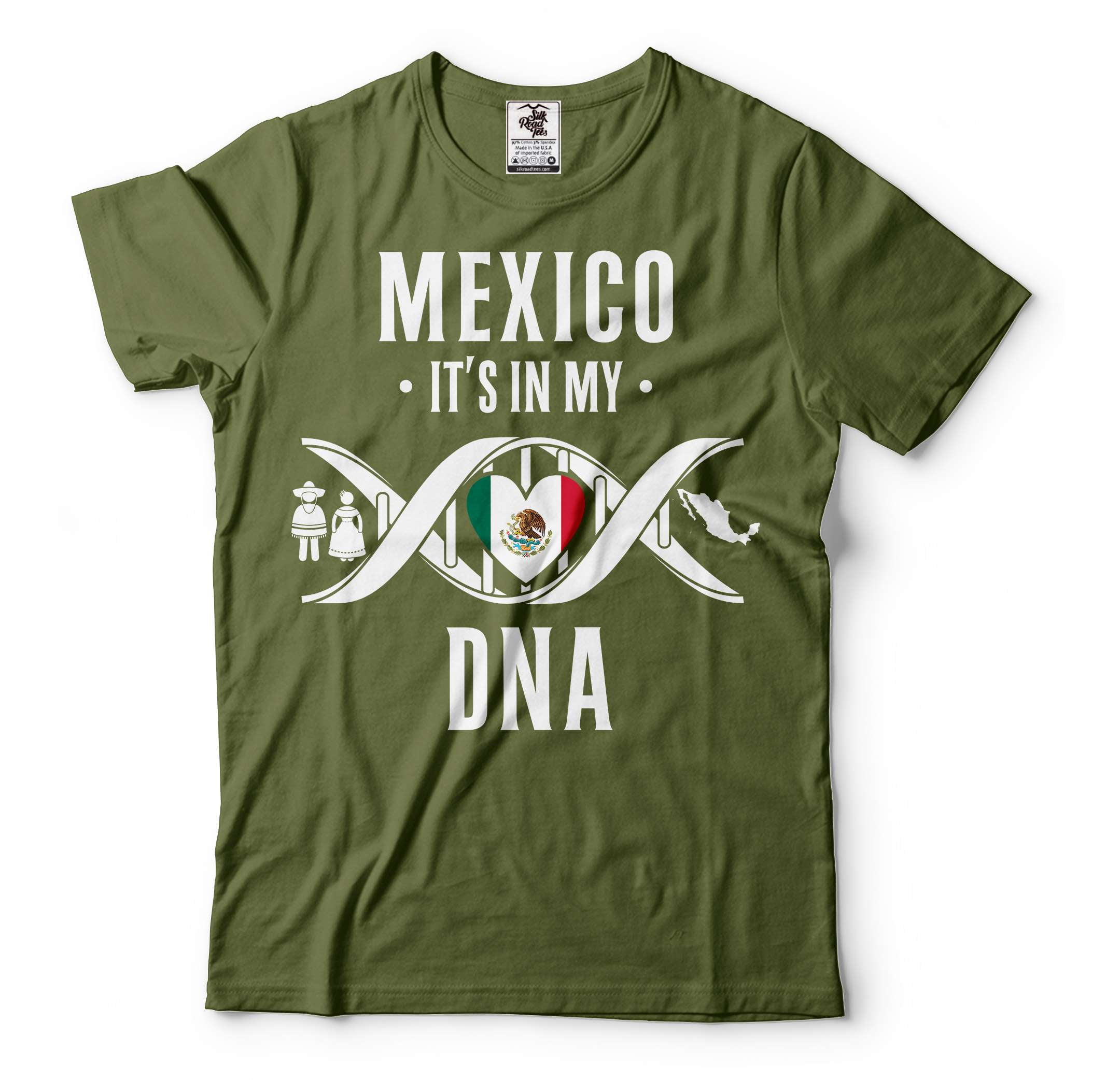 Mexico It's In MY DNA Shirt Mexico DNA T-Shirt Mexico Shirt Mexican ...