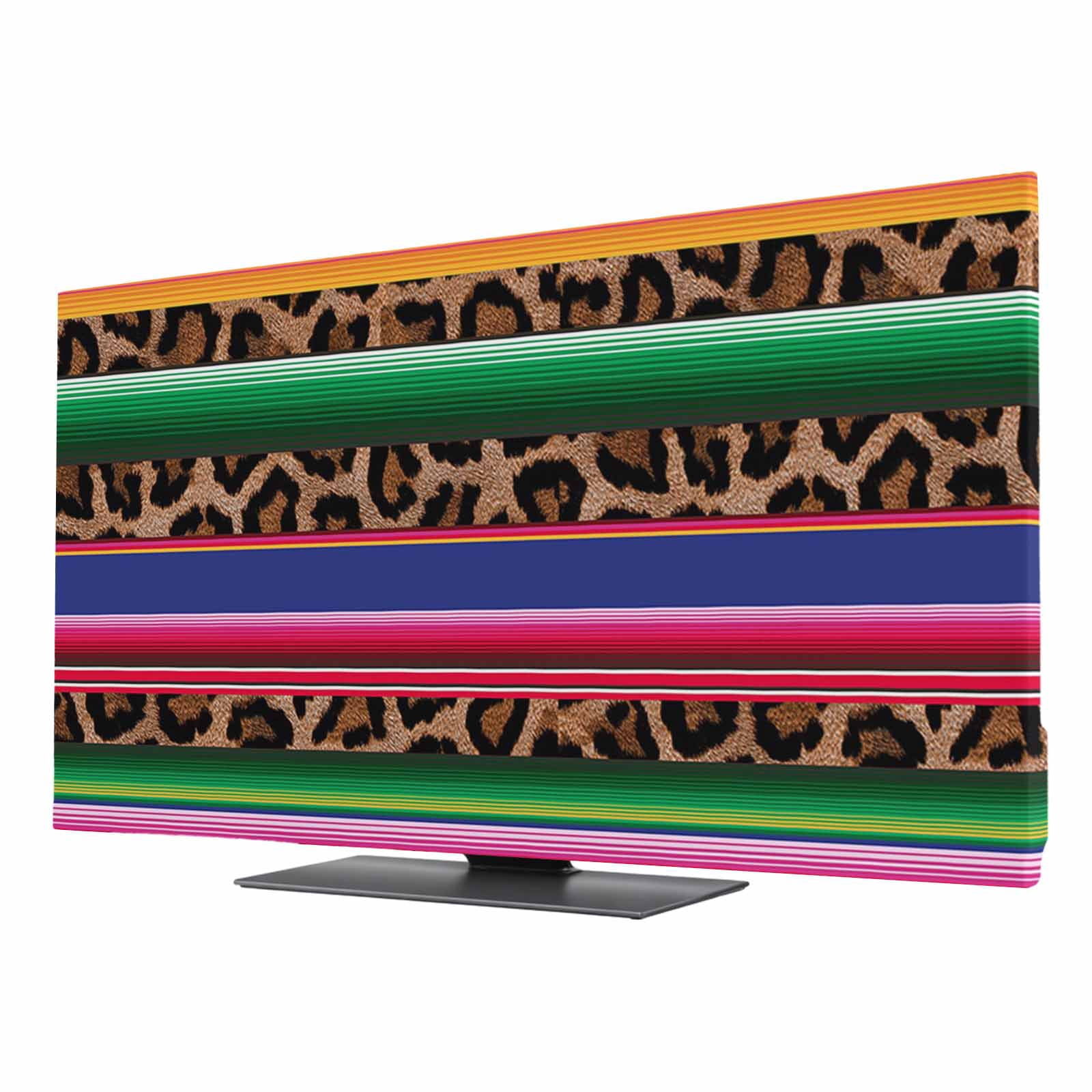 Mexico Leopard TV Dust Cover 65 Inch, Print Computer Monitor Cover ...
