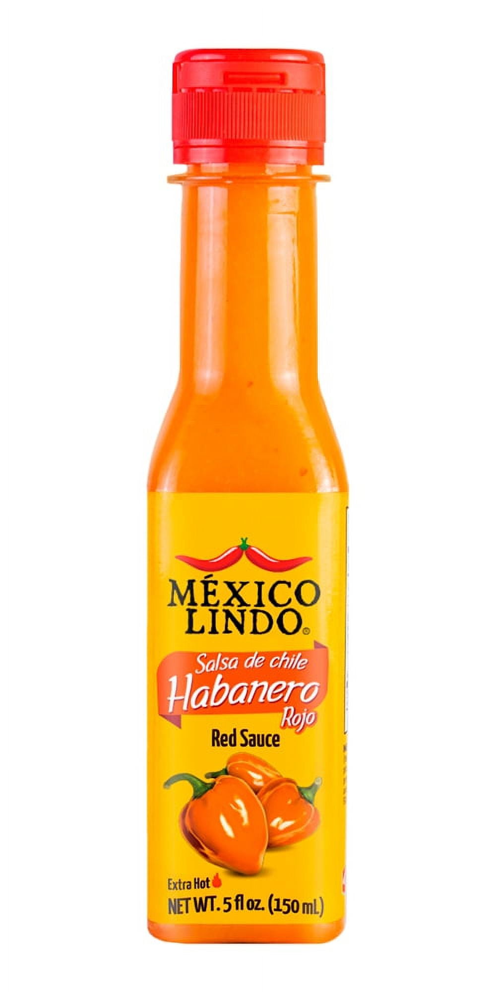 Mexico Lindo Red Habanero Hot Sauce, Mexican Chile, 5 oz, Pack of 2 - Walmart.com