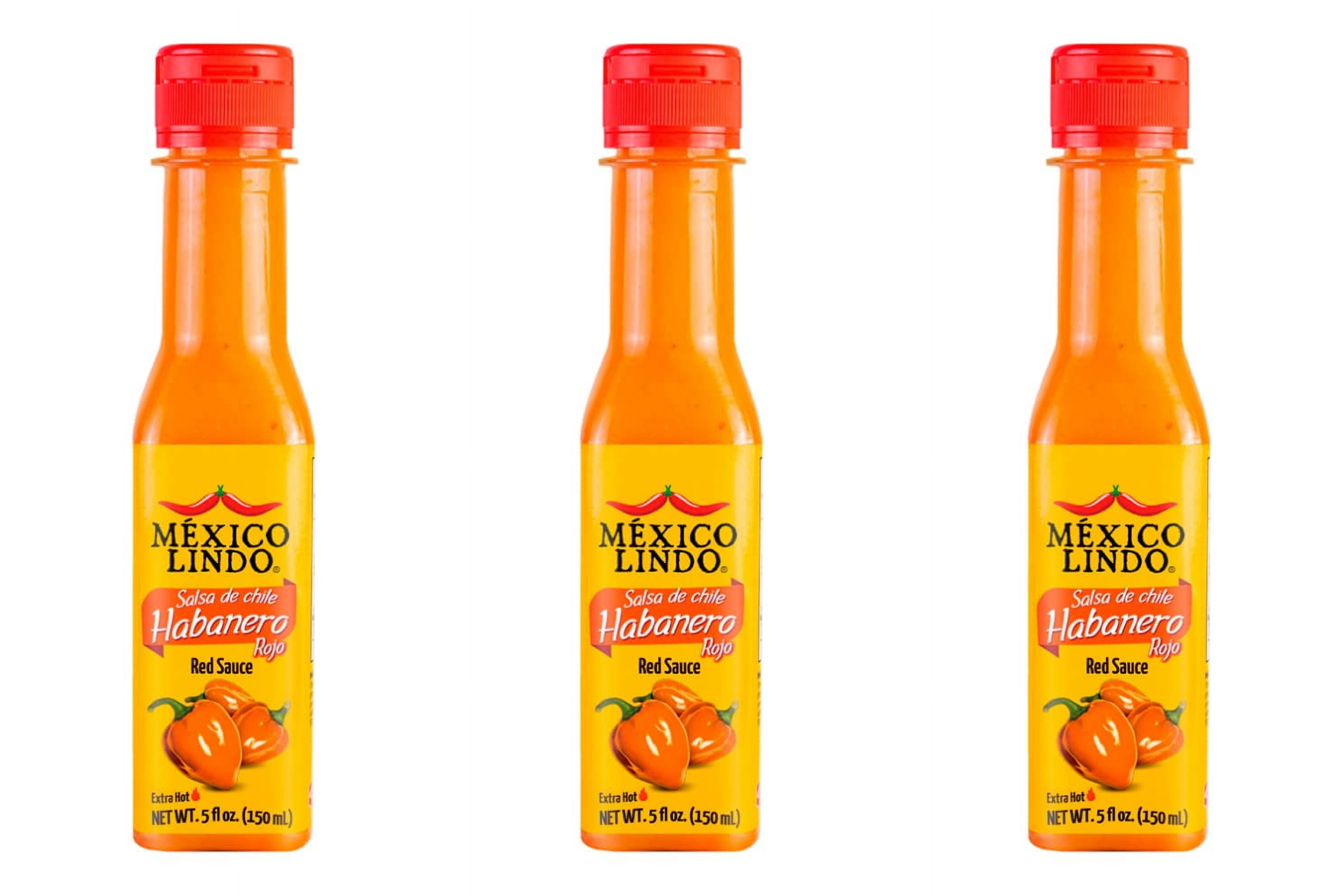 Mexico Lindo Red Habanero Hot Sauce | Real Red Habanero Chili Pepper ...