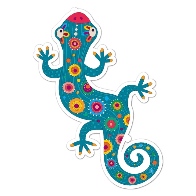 Mexico Lizard Gecko Sticker Indoor Outdoor Phone Decal Water Bottle ...
