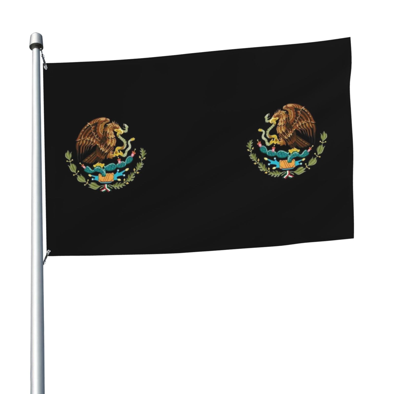 Mexico-Logo Flag 5x8 Ft Print Vivid Color Light-Weighted Flags With ...
