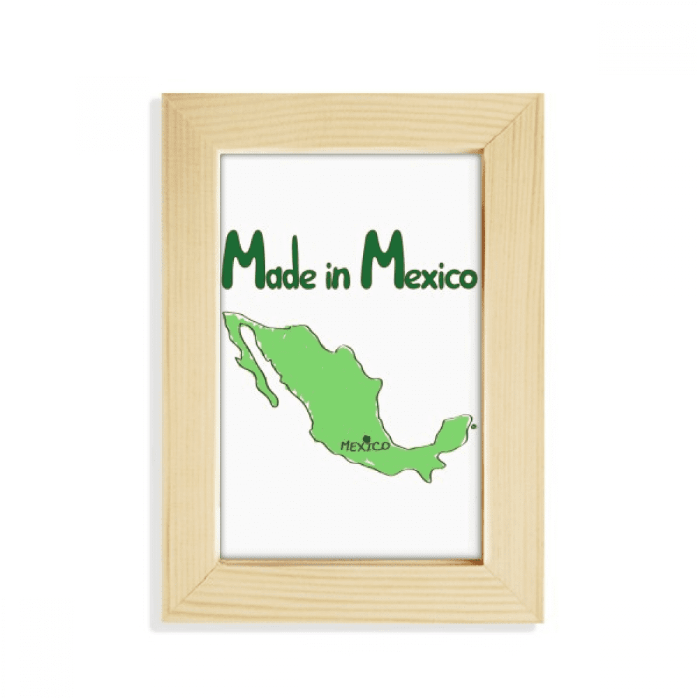 Mexico Map Country Style Mexican Desktop Display Photo Frame Picture ...